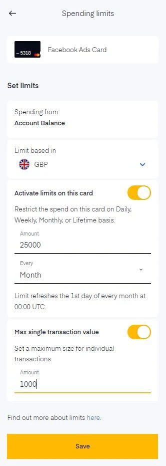 What are spend limits and how do they work?